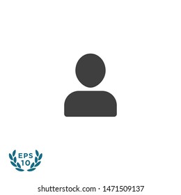 User Icon Profile Symbol Logo Template: vector de stock (libre de ...