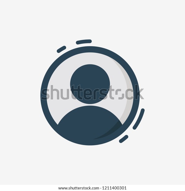 User Icon Simple Graphic Design Isolated Stock Vector (Royalty Free ...