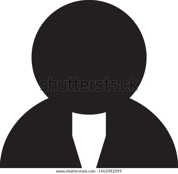 User Icon Simple Office Illustration Element Stock Vector (Royalty Free ...