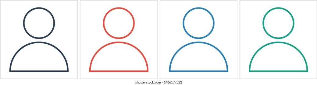 User Icon Vector People Icon Profile Stock Vector (Royalty Free ...