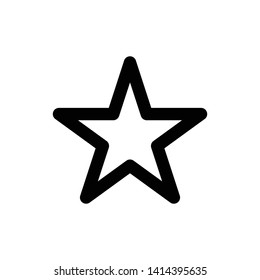 User Interface Ui Ux Star Icon Stock Vector (Royalty Free) 1414395635