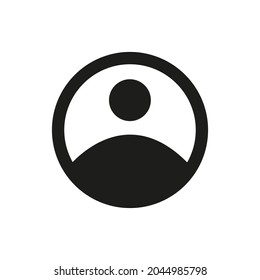 User Login Authenticate Icon Human Person Stock Vector (Royalty Free ...
