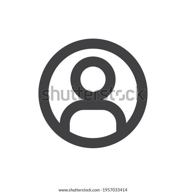 User Login Symbol Sign Vector Icon Stock Vector (Royalty Free ...
