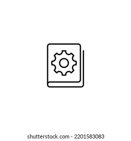 User Manual Icon Black Vector Stock Vector (Royalty Free) 2201583083 ...