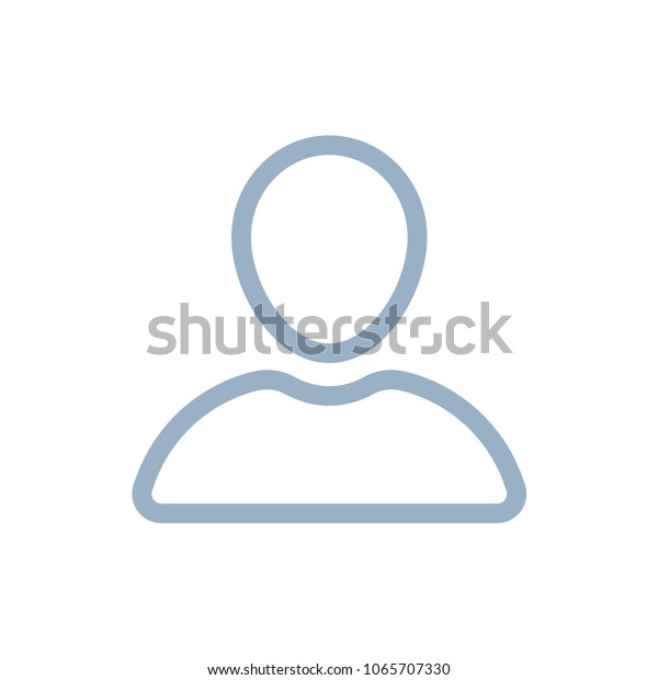 User Profile Icon Account Outline Vector Stock Vector (Royalty Free ...