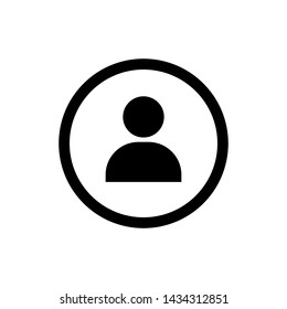 Human Round Icon Vector Illustration Stock Vector (Royalty Free ...
