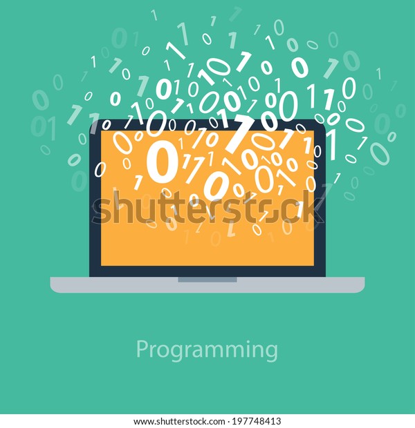 User Programming Coding Binary Code On Stock Vector (Royalty Free ... User Programming Coding Binary Code On Stock Vector (Royalty Free ...