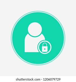 User Vector Icon Sign Symbol Stock Vector (Royalty Free) 1206079729 ...