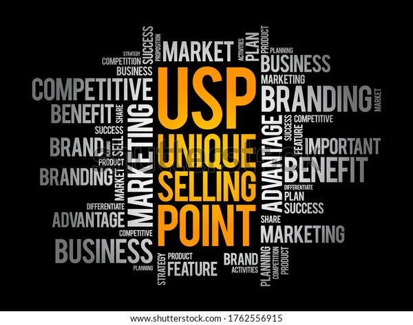 Usp Unique Selling Point Word Cloud Stock Vector (Royalty Free ...