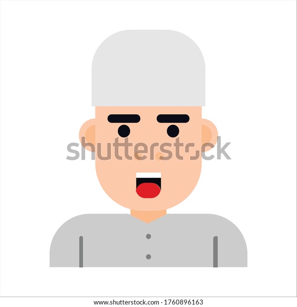 Ustadz Avatar Icon Mobile Website Stock Vector (Royalty Free ...