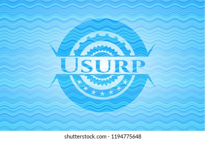 Usurp Water Representation Emblem Background Stock Vector (Royalty Free ...