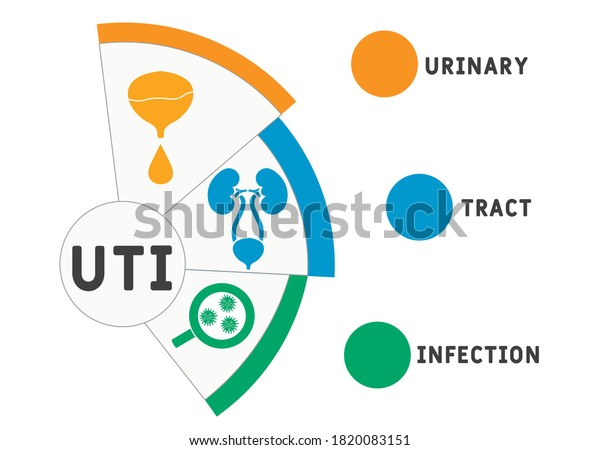 Uti Urinary Tract Infection Acronym Medical Stock Vector (Royalty Free ...