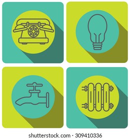 1,547 Gas utilities icon Images, Stock Photos & Vectors | Shutterstock