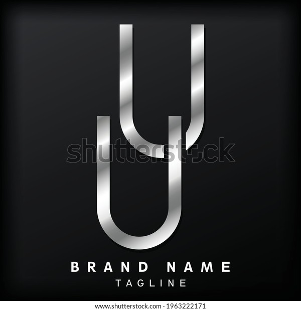 Uu U U Uu Silver Letter Stock Vector (Royalty Free) 1963222171 ...