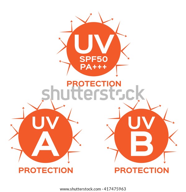 Uv Protection Logo Icon Vector 3 Stock Vector (Royalty Free) 417475963 ...