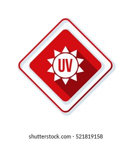 Uv Ultraviolet Hazard Sign Stock Vector (Royalty Free) 521819158 ...