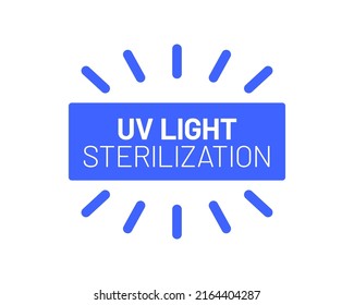 Uv Ultraviolet Light Vector Icon Badge Stock Vector (Royalty Free ...