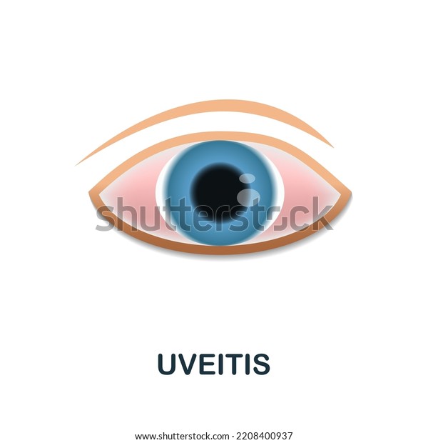 Uveitis Icon 3d Illustration Deseases Collection Stock Vector (Royalty ...