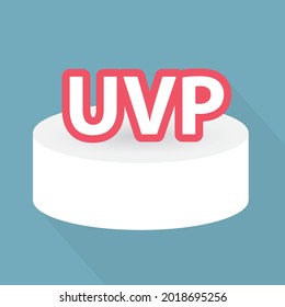 Uvp Unique Value Proposition Business Concept Stock Vector (Royalty ...
