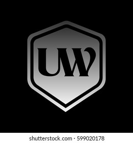 Uw Logo Stock Vector (Royalty Free) 599020178 | Shutterstock