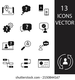Ux Icons Set Ux Pack Symbol Stock Vector (Royalty Free) 2150844167 ...