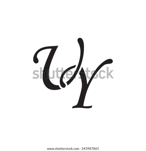 Uy Initial Monogram Logo Stock Vector (Royalty Free) 343987865 ...