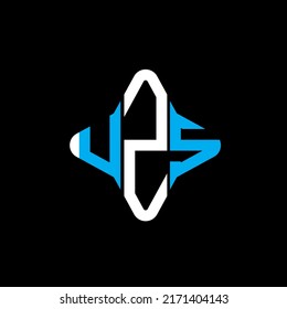 Uzs Letter Logo Creative Design Vector Stock Vector (Royalty Free ...