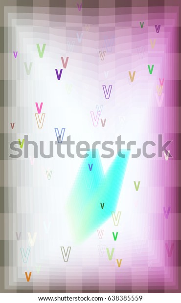 V Alphabet Design Idea Stock Vector (Royalty Free) 638385559 | Shutterstock