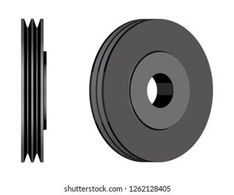 263 V belt pulley Images, Stock Photos & Vectors | Shutterstock