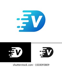 V Fast Logo V Speed Logo Stock Vector (Royalty Free) 1503093809 ...