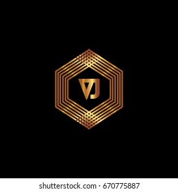 V J Logo Stock Vector (Royalty Free) 670775887 | Shutterstock