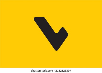 V Latter Logo Icon Design Concept Stock Vector (Royalty Free ...