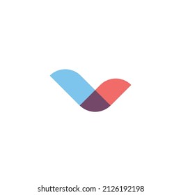 V Lettermark Logo Modern Logo Stock Vector (Royalty Free) 2126192198 ...