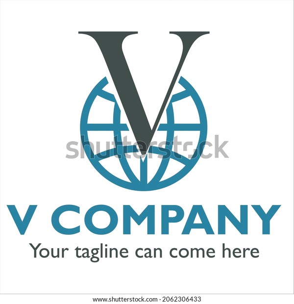 V Logo Design On Communications Theme Stock Vector (Royalty Free ...