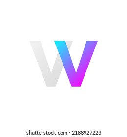 V Original Monogram Logo Design Stock Vector (Royalty Free) 2188927223 ...