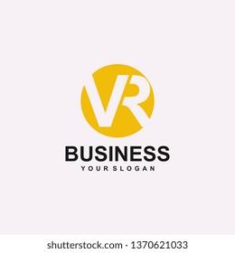 V R Logo Template Stock Vector (Royalty Free) 1370621033 | Shutterstock