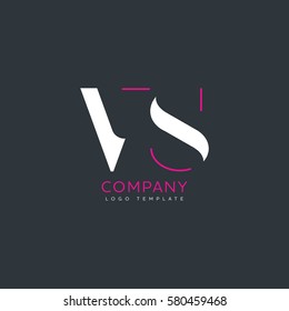 V S Letter Logo Design Stock Vector (Royalty Free) 580459468 | Shutterstock