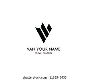 V Simple Logo Lettering Stock Vector (Royalty Free) 1183545433 ...