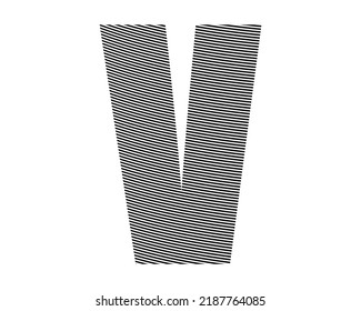 V Symbol Design Graphic Logo Style Stock Vector (Royalty Free ...