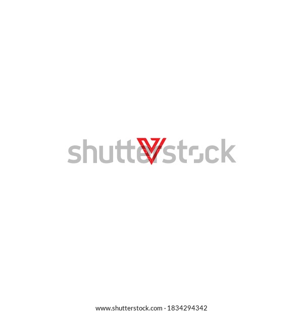 V Vv Vj J Letter Logo Stock Vector (Royalty Free) 1834294342