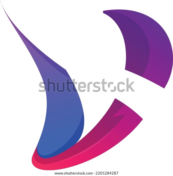 V Word Design Element Stock Vector (Royalty Free) 2205284287 | Shutterstock