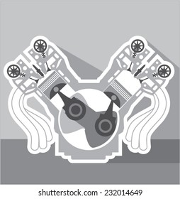451 Diesel engine cross sections Images, Stock Photos & Vectors ...