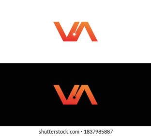 Va Logo Design Eps Format Stock Vector (Royalty Free) 1837985887 ...