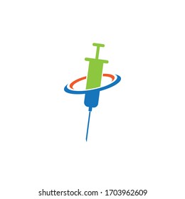 Vaccination Immunization Icon Logo Vector Template Stock Vector ...