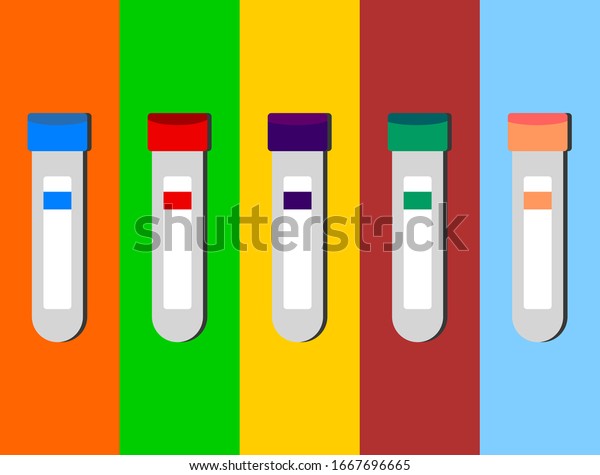 Vacutainer Blood Test Tube Vector Image Stock Vector (Royalty Free ...