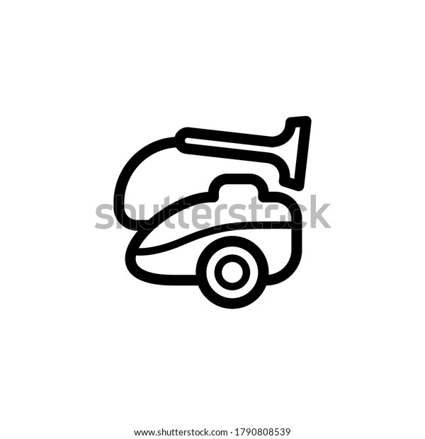 Vacuum Cleaner Icon Vector Symbol Template Stock Vector (Royalty Free ...