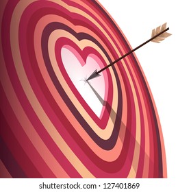 669 Bullseye on heart Images, Stock Photos & Vectors | Shutterstock