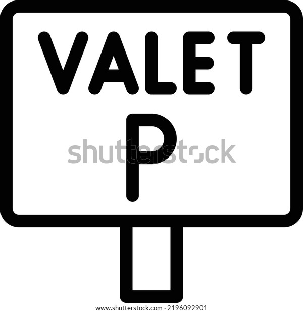 Valet Vector Illustration On Transparent Background Stock Vector ...