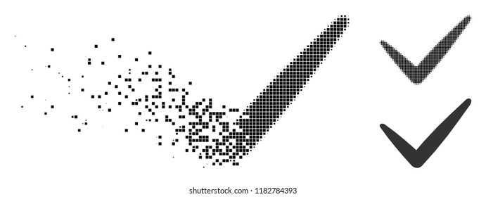 Check Mark Tick Cross Icon Green Stock Vector (Royalty Free) 1334189450 ...