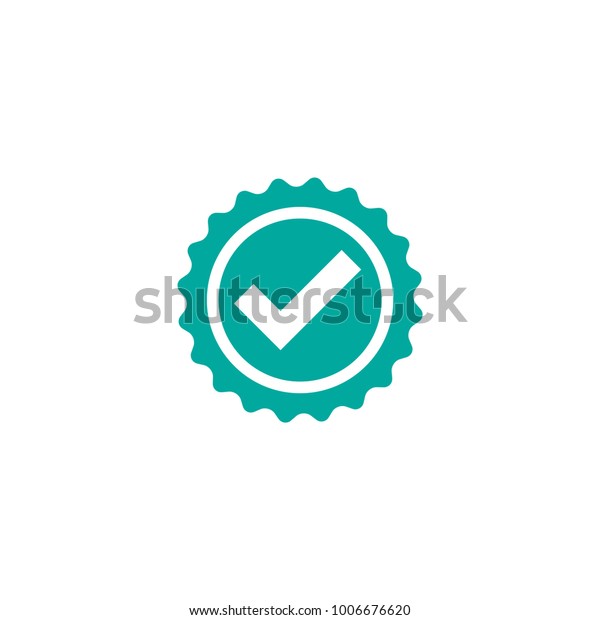 Valid Seal Icon Blue Circle Ribbon Stock Vector (Royalty Free ...